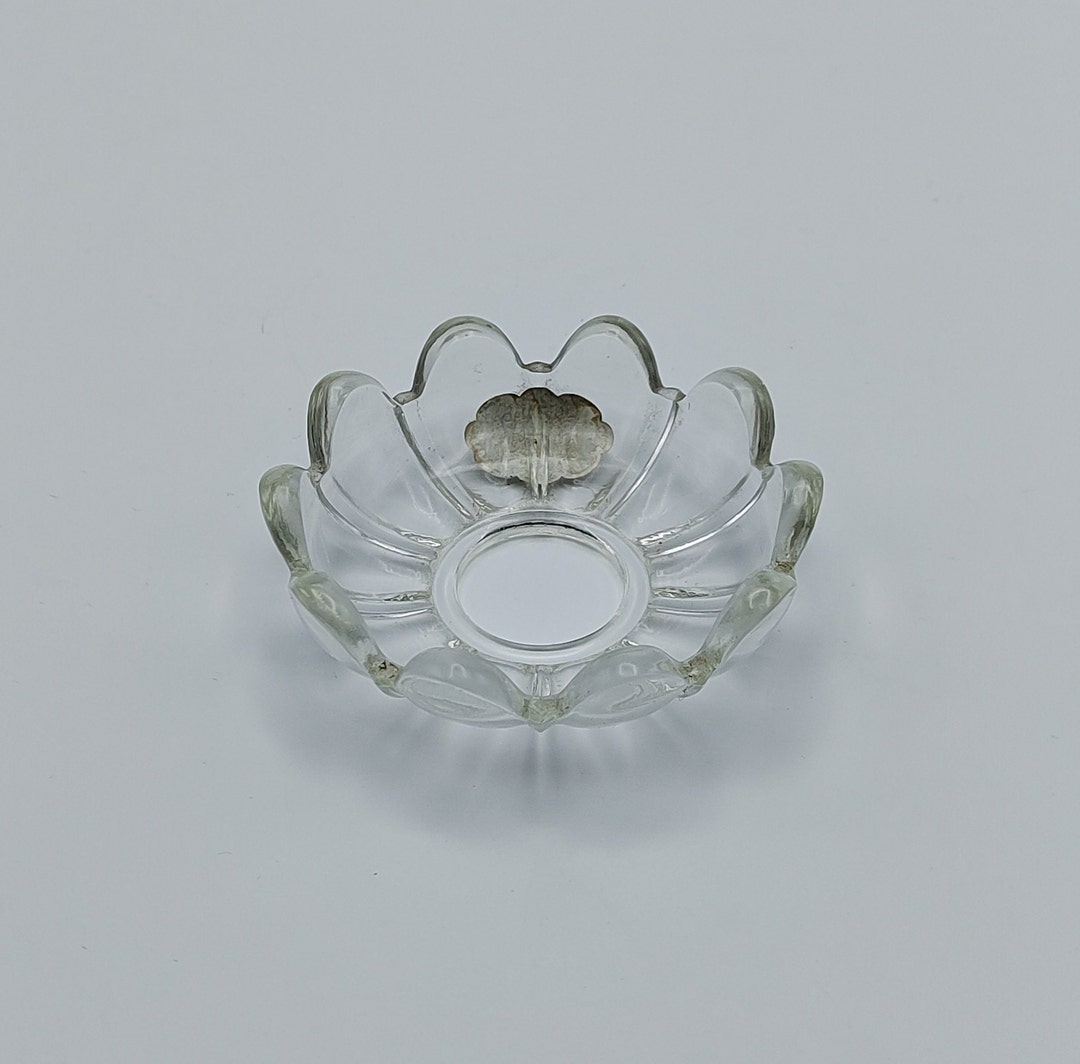 Single Austrian Crystal Clear Glass Bobeche Candle Drips Holder Curvy ...