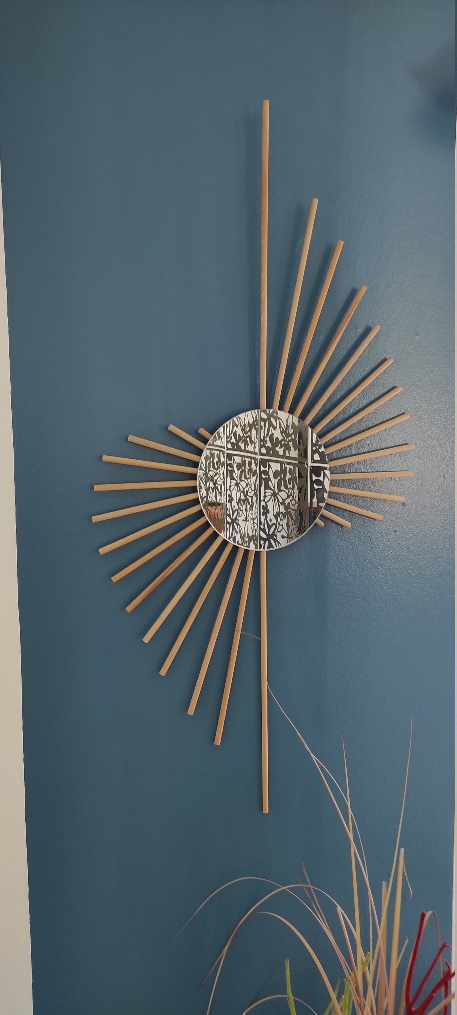 Wooden Sun Mirror - Etsy