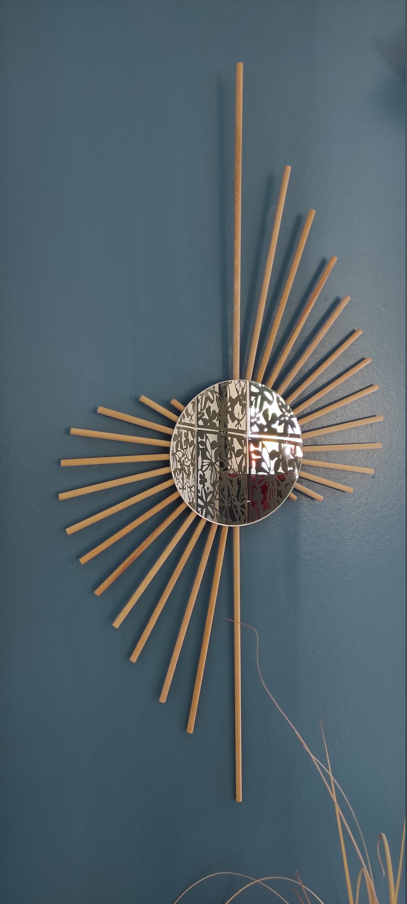 Wooden Sun Mirror - Etsy