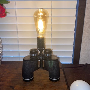 Vintage Binocular, Unique Lamp, Binocular Lamp, Table Lamp, Unique Gift ...