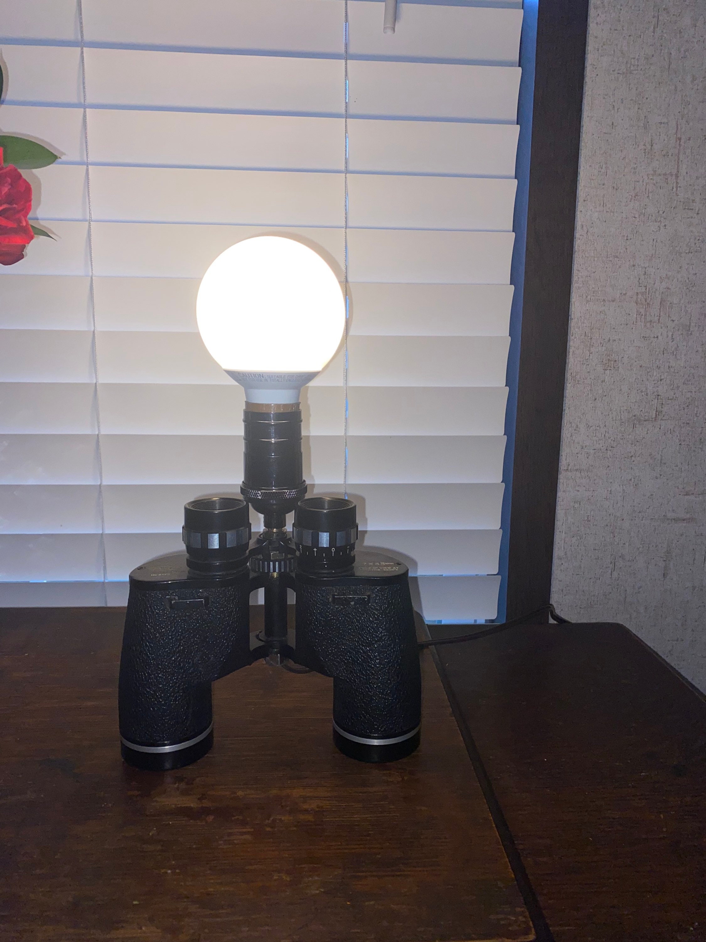 Vintage Binocular, Unique Lamp, Binocular Lamp, Table Lamp, Unique Gift ...