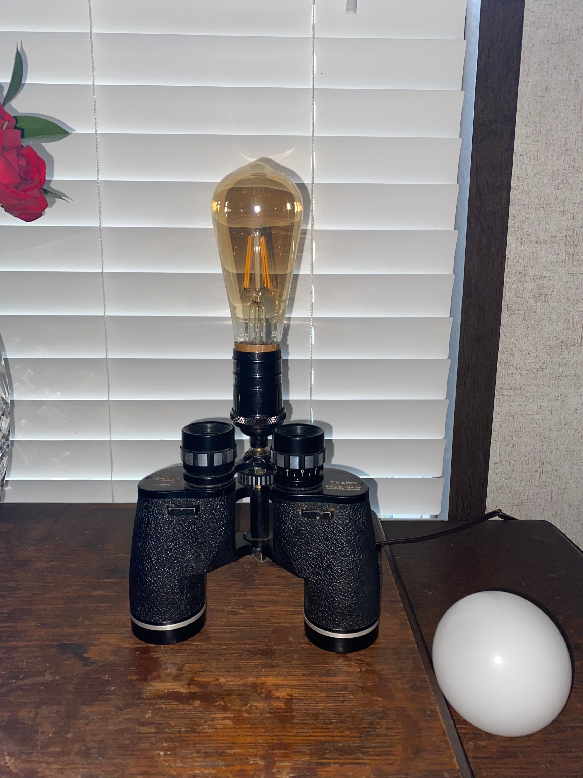 Vintage Binocular, Unique Lamp, Binocular Lamp, Table Lamp, Unique Gift ...