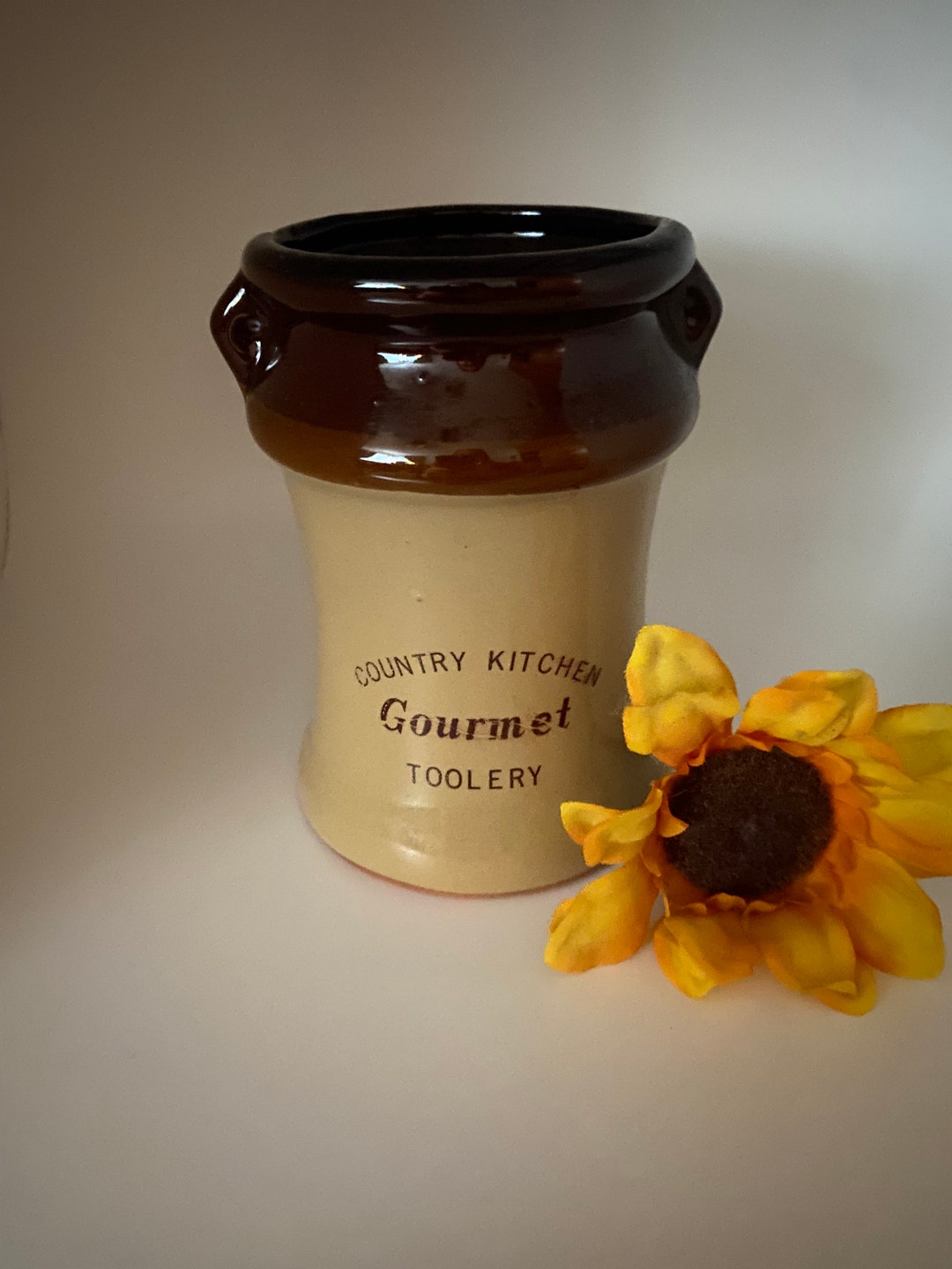 Vintage Kitchen Crock, Stoneware Crock, Country Kitchen, Farmhouse ...