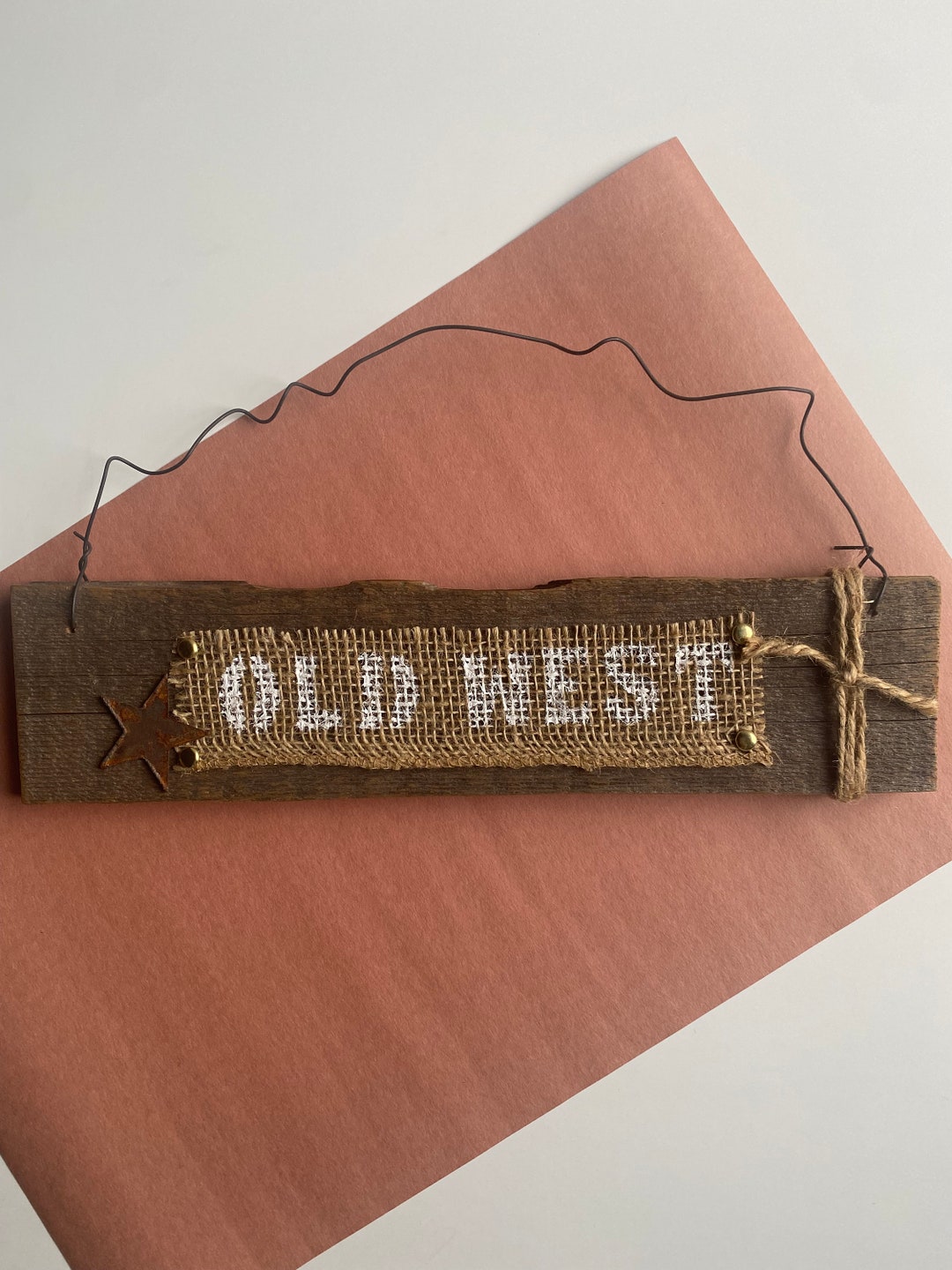 Old West Wood Sign, Hand Painted, Western Decor, Wood Wall Decor ...