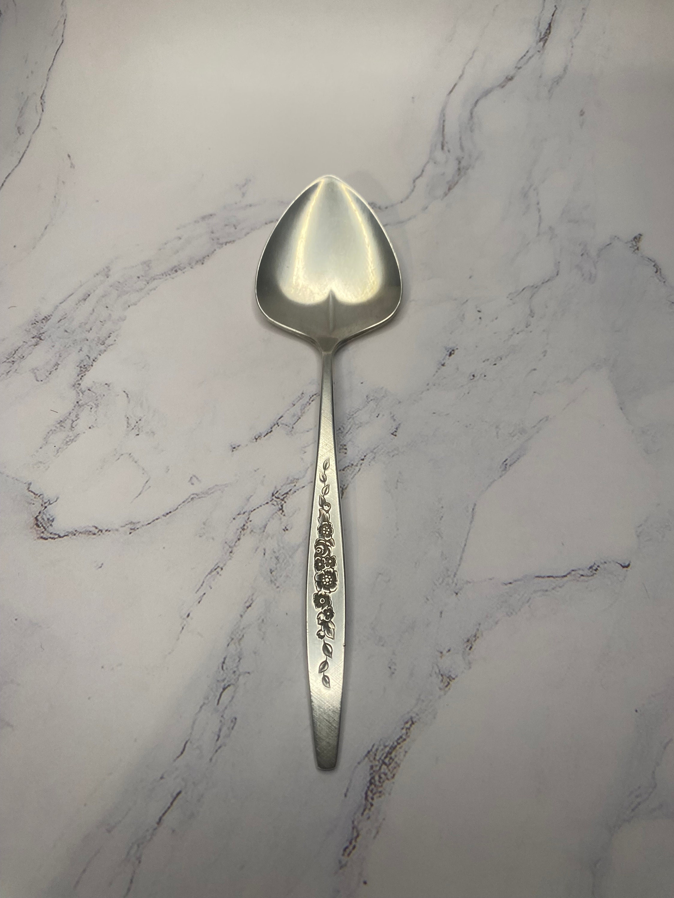 Vintage Silver Spoon Set, International Deep Silver, Floral Flatware ...