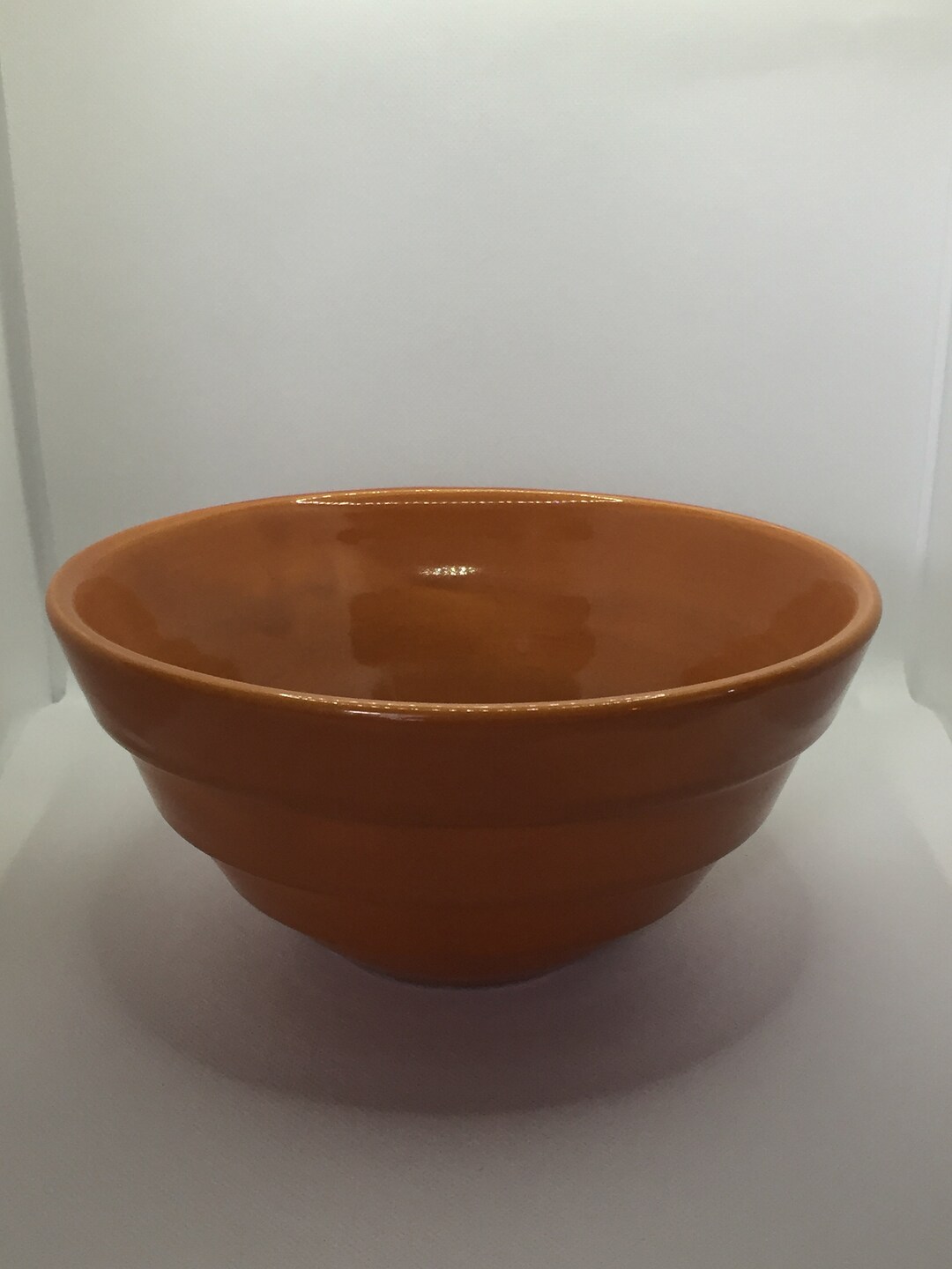 Ceramic Pottery Bowl, Stoneware Vintage Bowl, USA Pottery Bowl Mixing ...