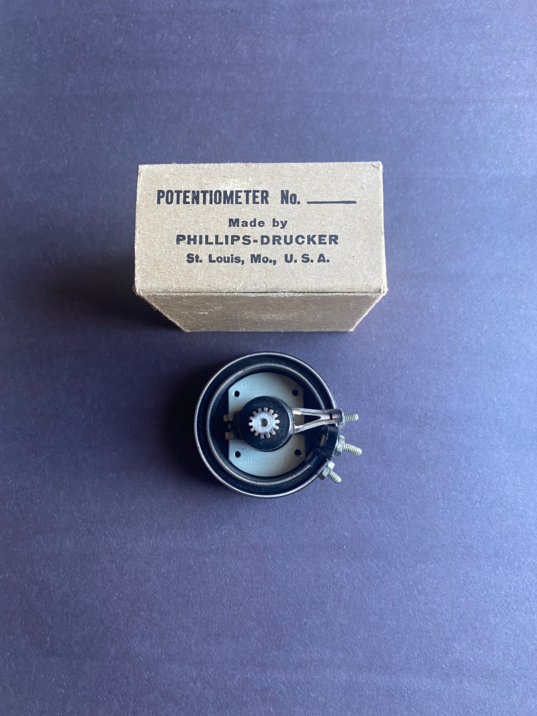 Vintage Potentiometer Knob, Phillips Drucker Atwater Kent Radios, 1920's Radio Memorabilia ...