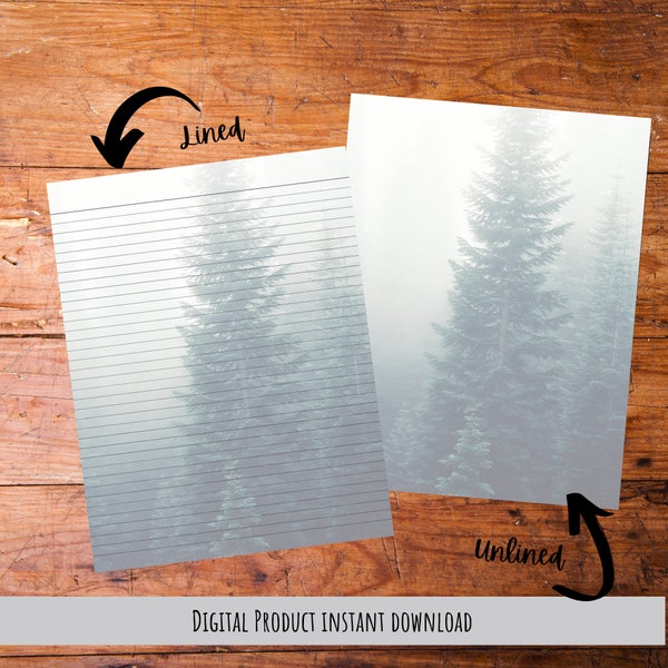 Tree Scrapbook Paper - Etsy
