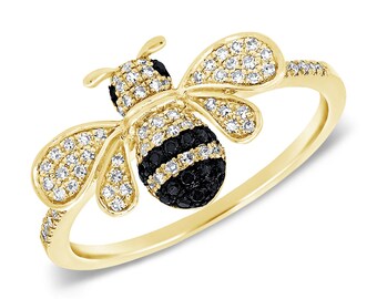 Bumble Bee Ring - Etsy