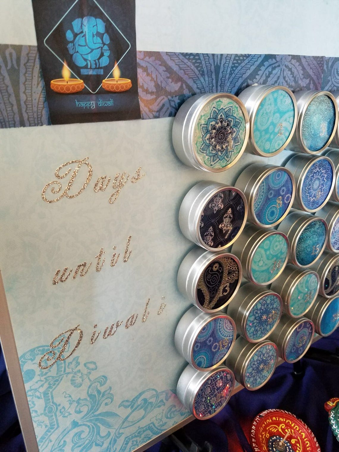 Countdown to Diwali Calendar Starter Kit - Etsy