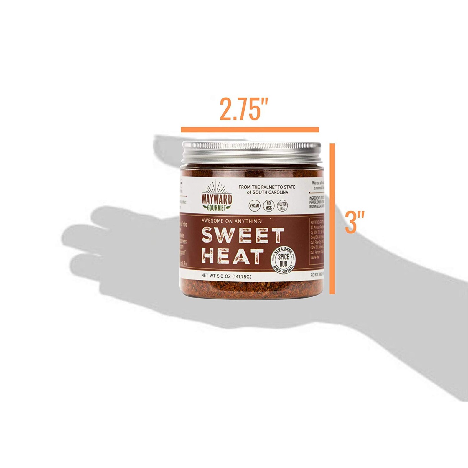 Sweet Heat BBQ Dry Rub & Seasoning 8 oz volumen Para asar a la parrilla ...