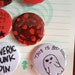 Hand Drawn Test Buttons, Punk/gothic Themed DISCOUNTED - Etsy