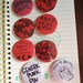 Hand Drawn Test Buttons, Punk/gothic Themed DISCOUNTED - Etsy