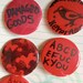 Hand Drawn Test Buttons, Punk/gothic Themed DISCOUNTED - Etsy