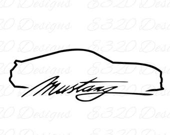 Mustang svg | Etsy