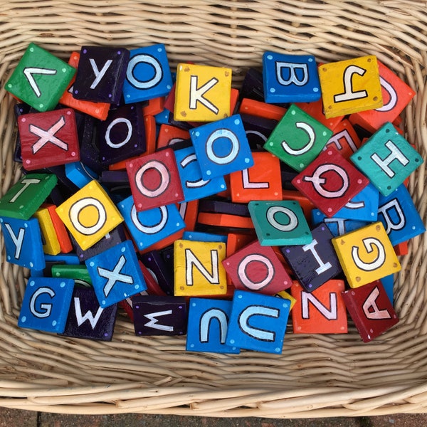 Alphabet Magnets - Etsy