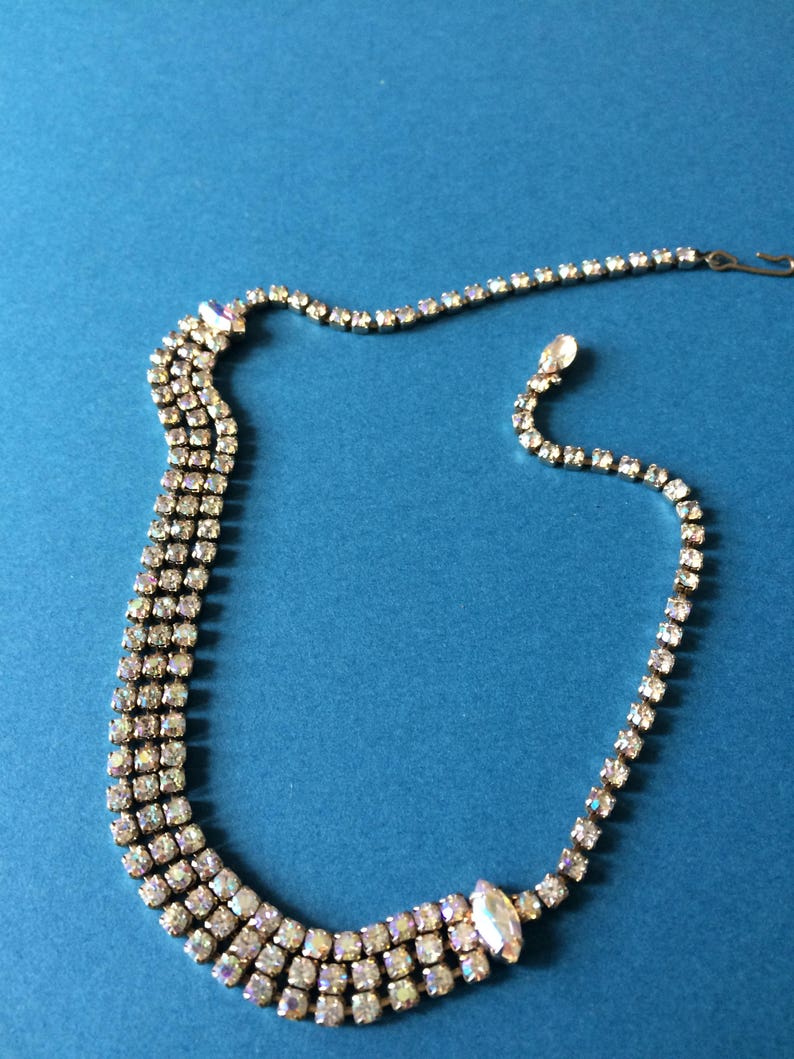 Weiss Rhinestone Necklace C1950+ - Etsy UK