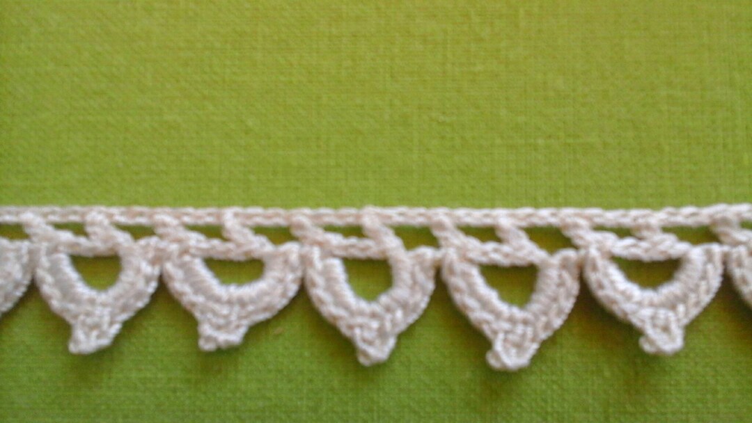 Handmade Crochet Lace Croquet in Slee-colored Silk Thread - Etsy