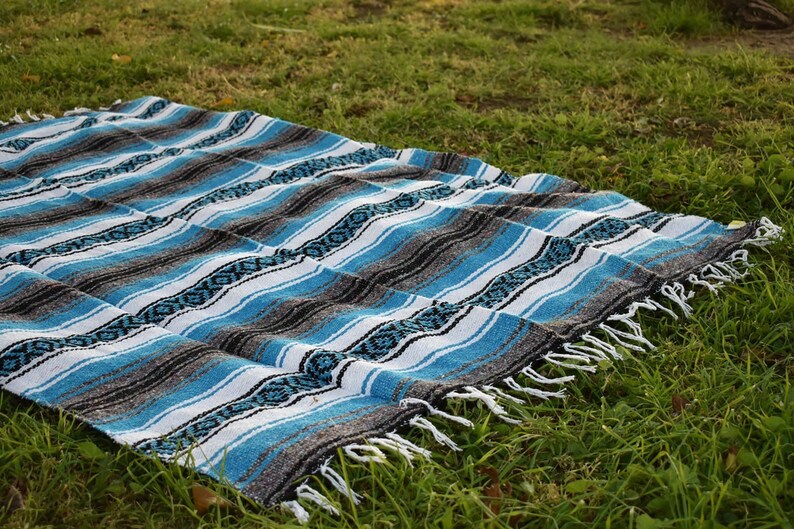 Authentic Classic Falsa Blanket Mexican Blanket Etsy