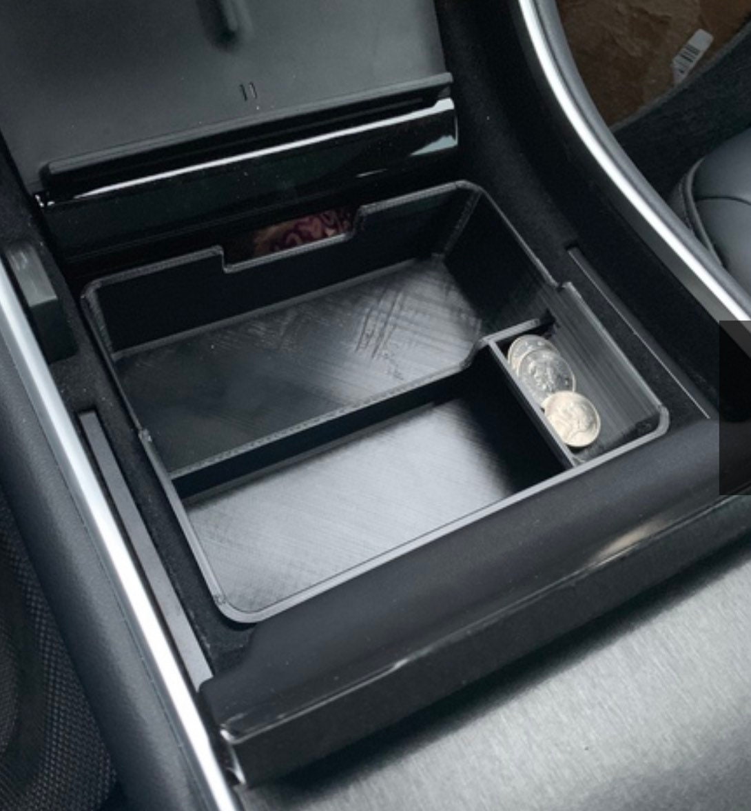Tesla Model 3 Center Console Tray Bin Storage | Etsy