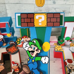 Mario Bros. 3D Letters/numbers - Etsy