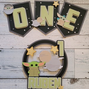 The Child, Baby Yoda Banner 3D - Etsy