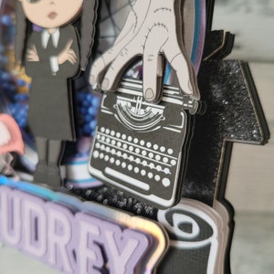 Wednesday Addams Cake Topper - Etsy