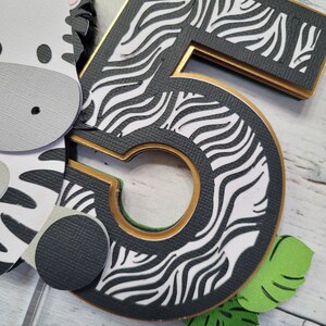Zebra Cake Topper - Etsy