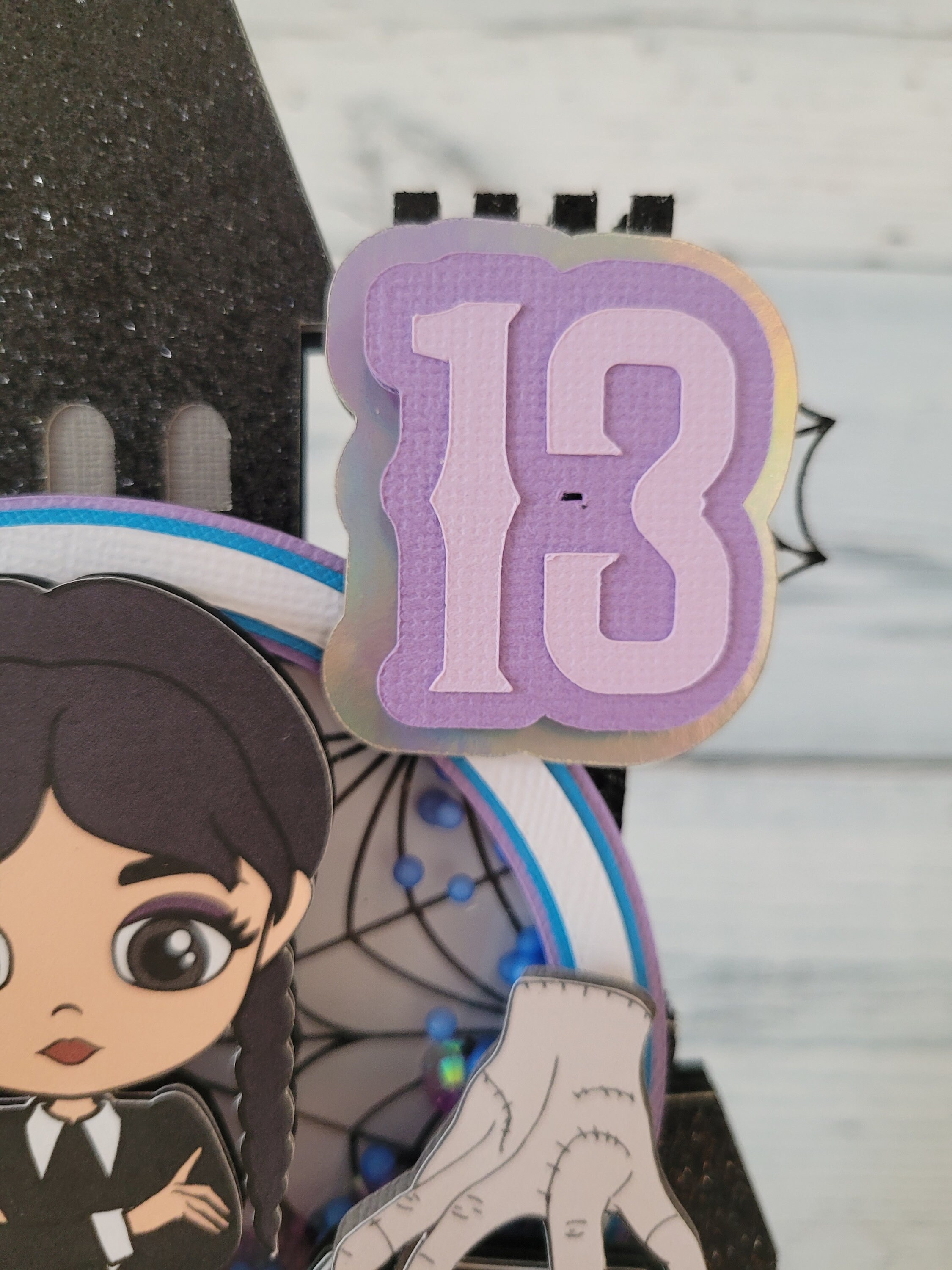 Wednesday Addams Cake Topper - Etsy