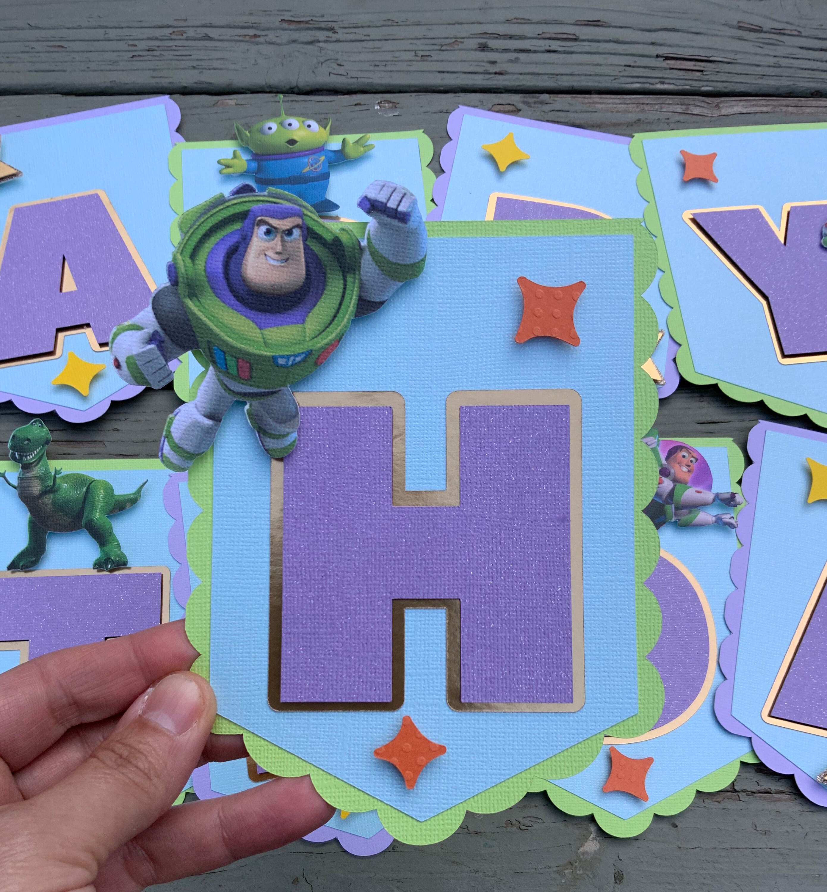 Buzz Lightyear Birthday Banner | Etsy