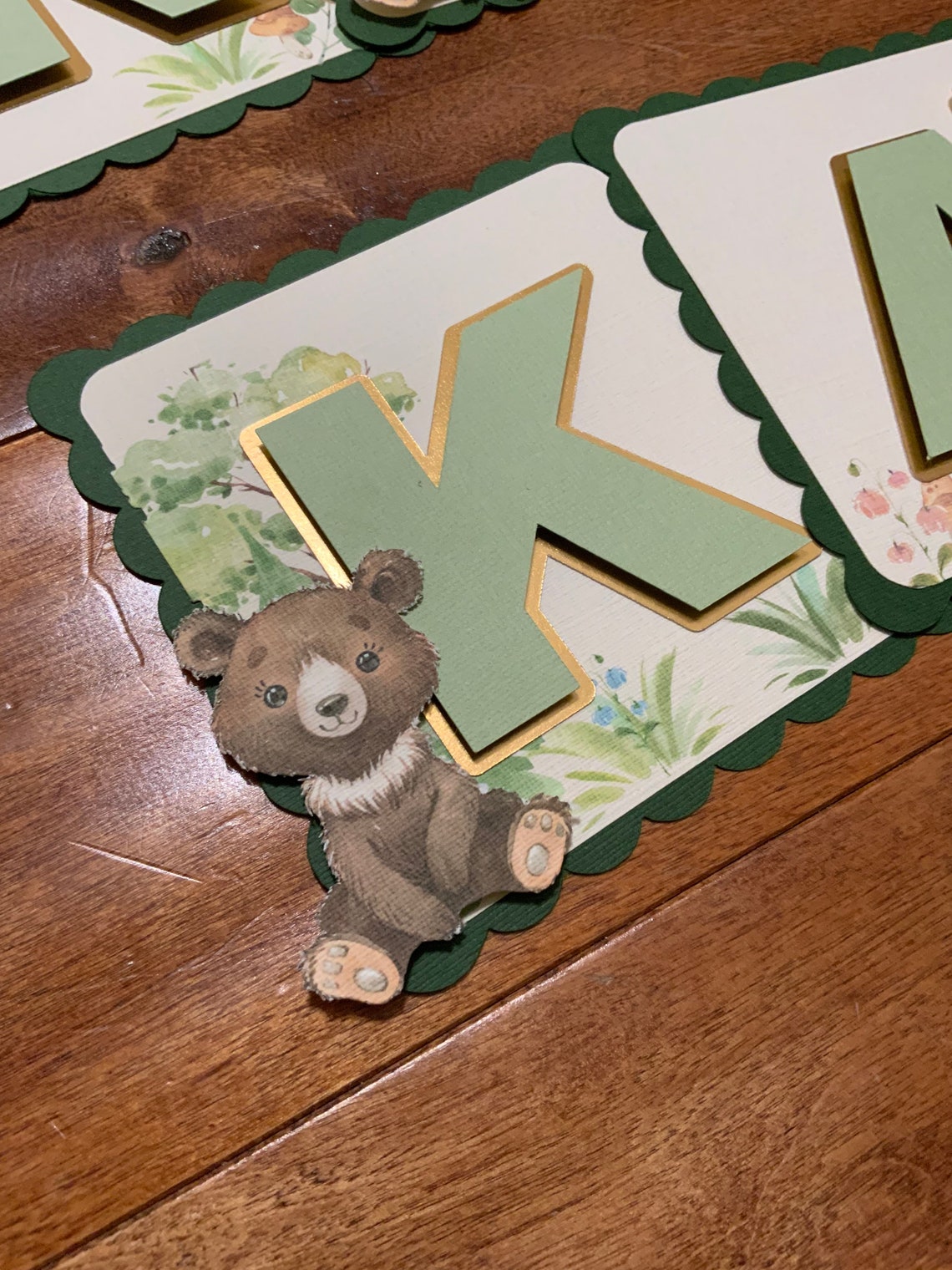 Woodland Animal Banner - Etsy