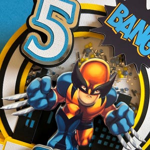 Wolverine Cake Topper (3D) - Etsy