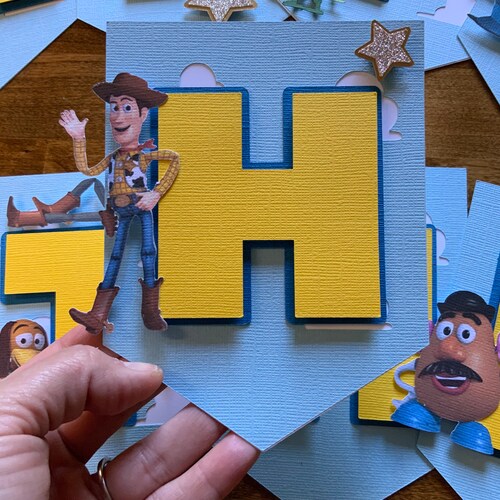 Toy Story Character Pennant Banner | Etsy