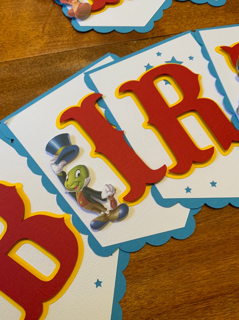 Pinocchio Banner (3D) - Etsy