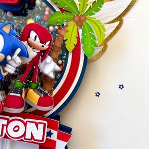 Sonic the Hedgehog Cake Topper (3D) - Etsy