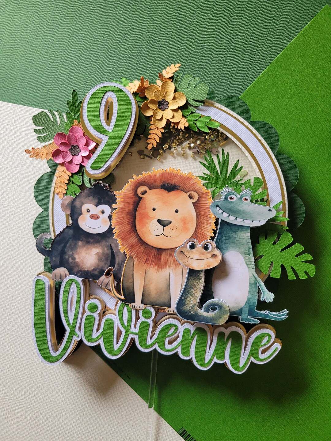 Safari Cake Topper - Etsy