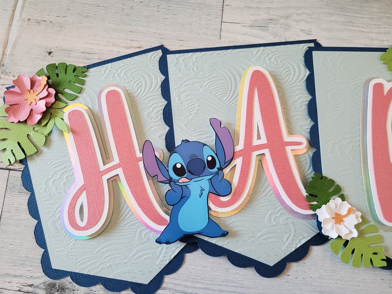Lilo and Stitch Banner (customizable) - Etsy
