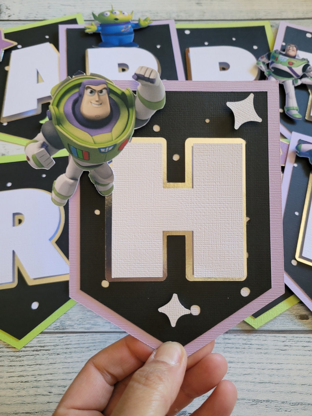 Buzz Lightyear Birthday Banner - Etsy