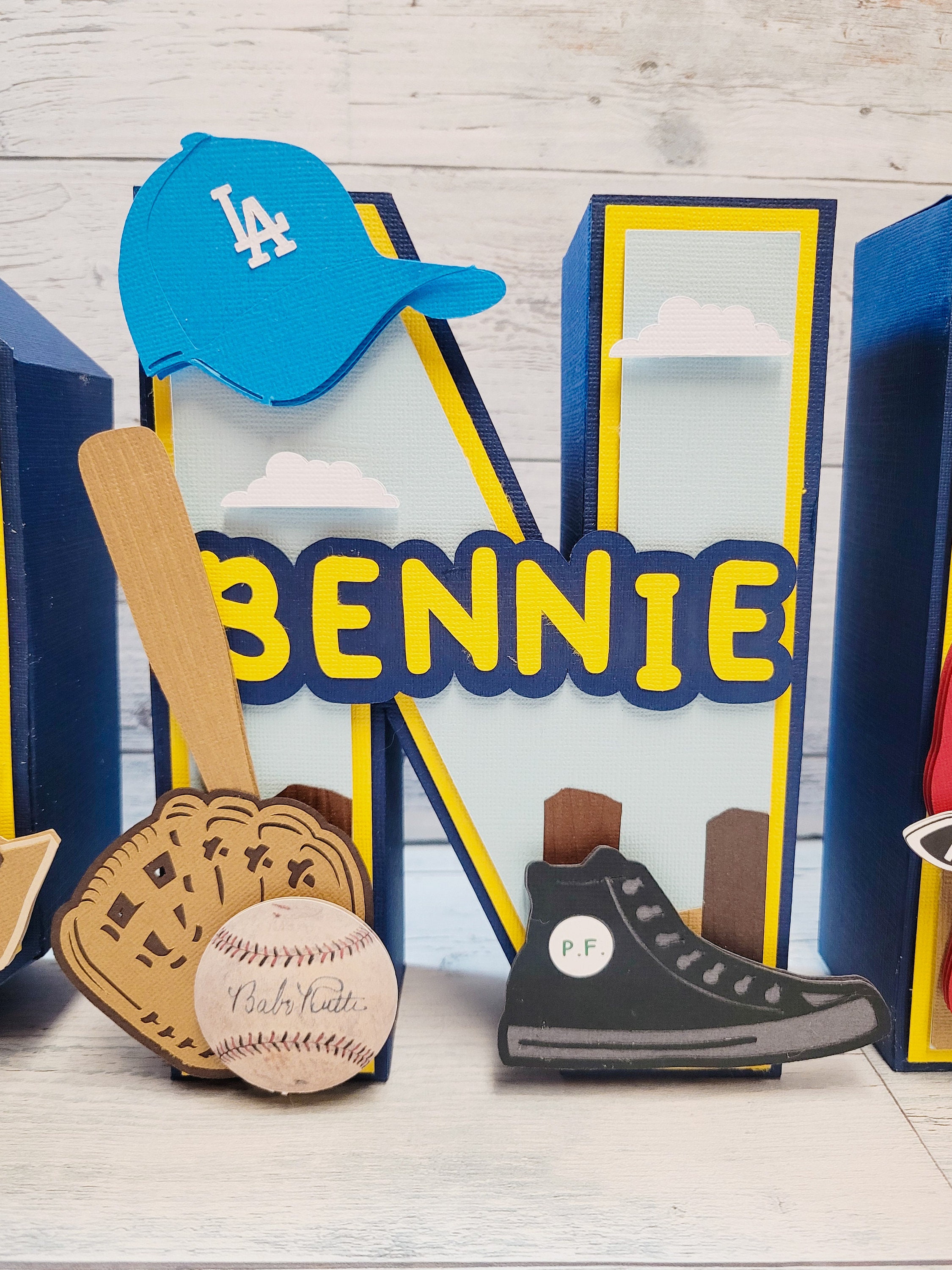The Sandlot 3D Letters/numbers (customizable) - Etsy