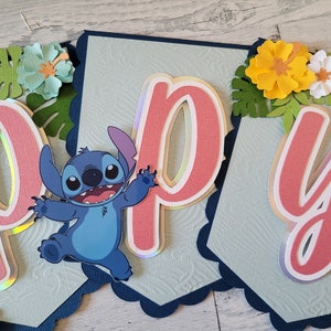 Lilo and Stitch Banner (customizable) - Etsy
