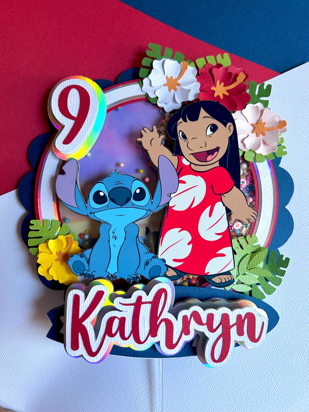 Lilo and Stitch Cake Topper - Etsy