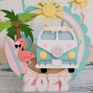 Vintage Surf Cake Topper - Etsy