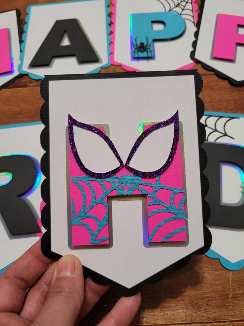 Spider Gwen Banner 3D | Etsy