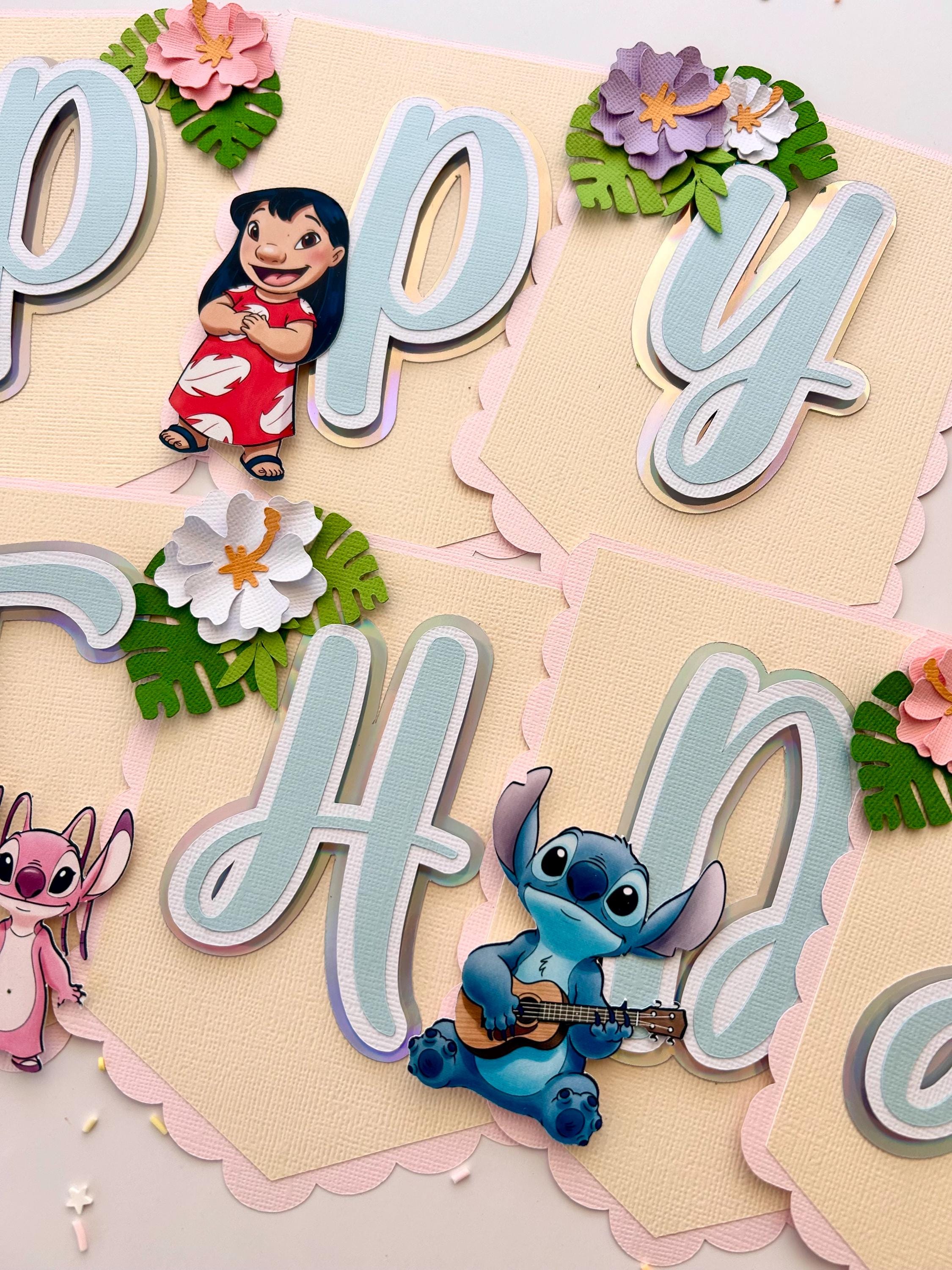 Lilo and Stitch Banner (customizable) - Etsy