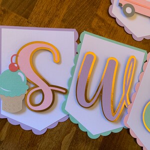 Two Sweet Banner (3D) - Etsy