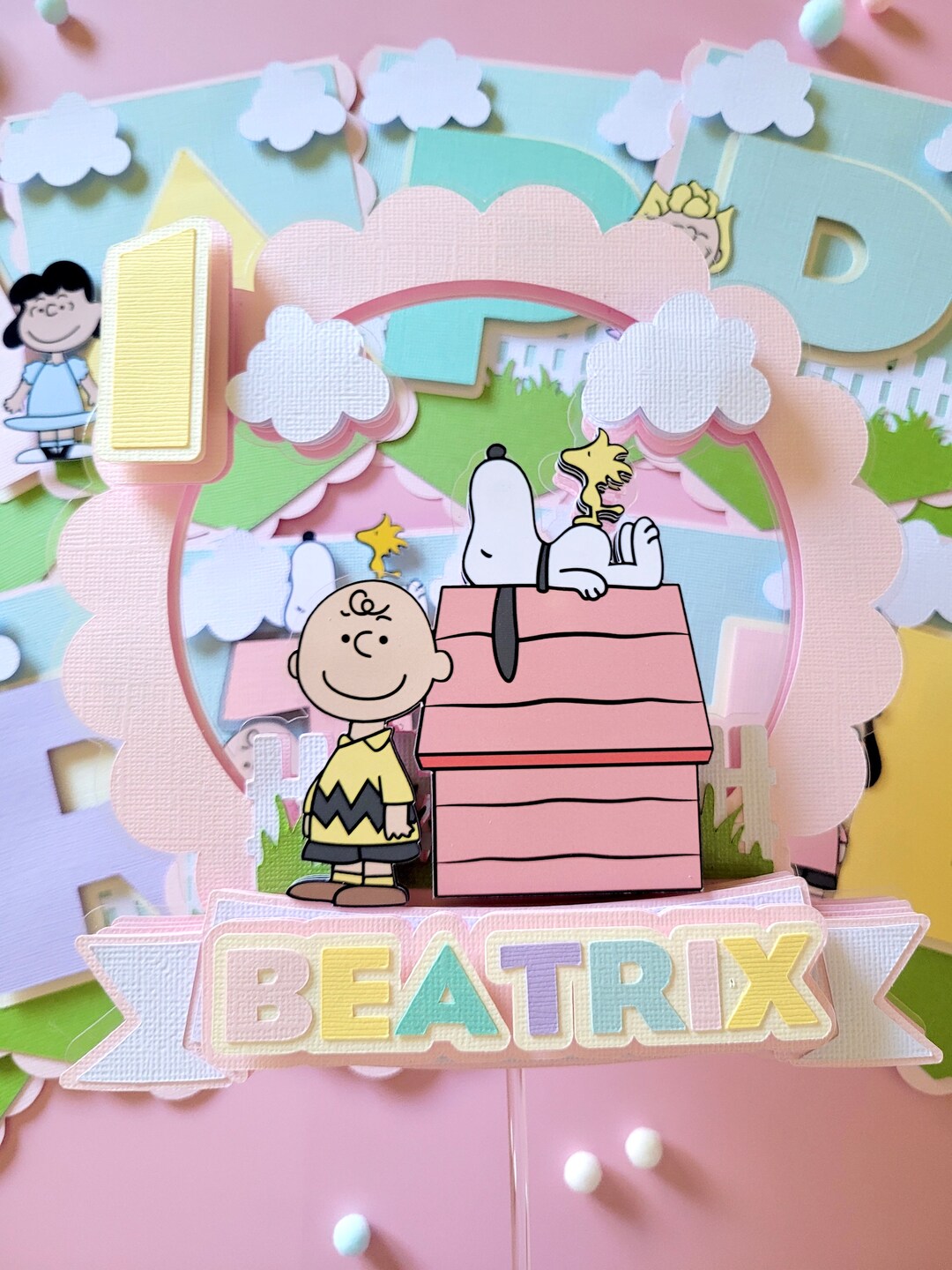 Charlie Brown Cake Topper 3D - Etsy