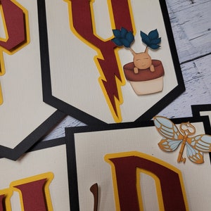 Wizard Banner (3D) - Etsy