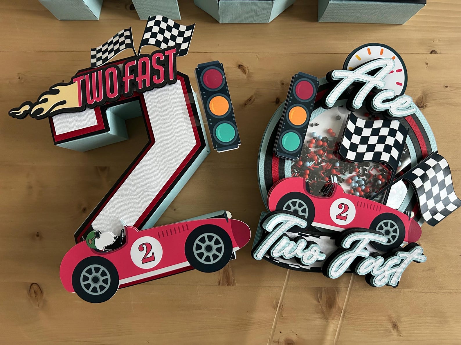 Two Fast, Fast One Cake Topper - Etsy
