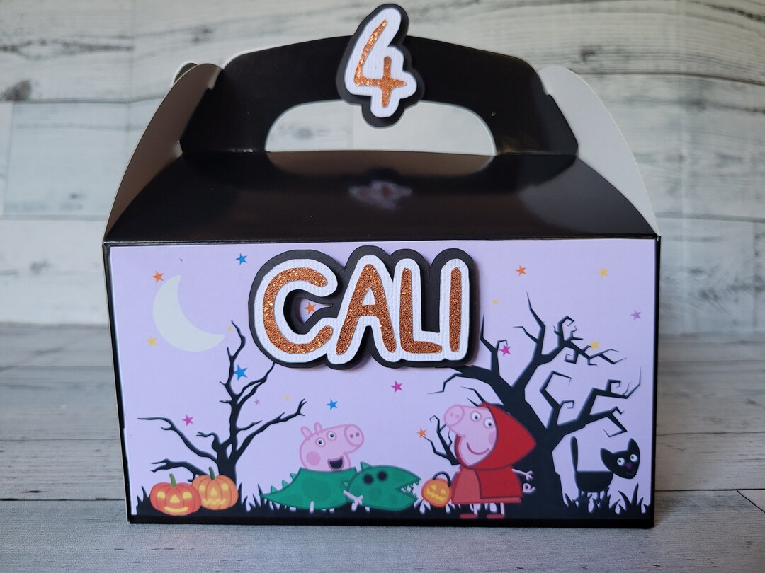 Halloween Pink Pig Favor Boxes - Etsy