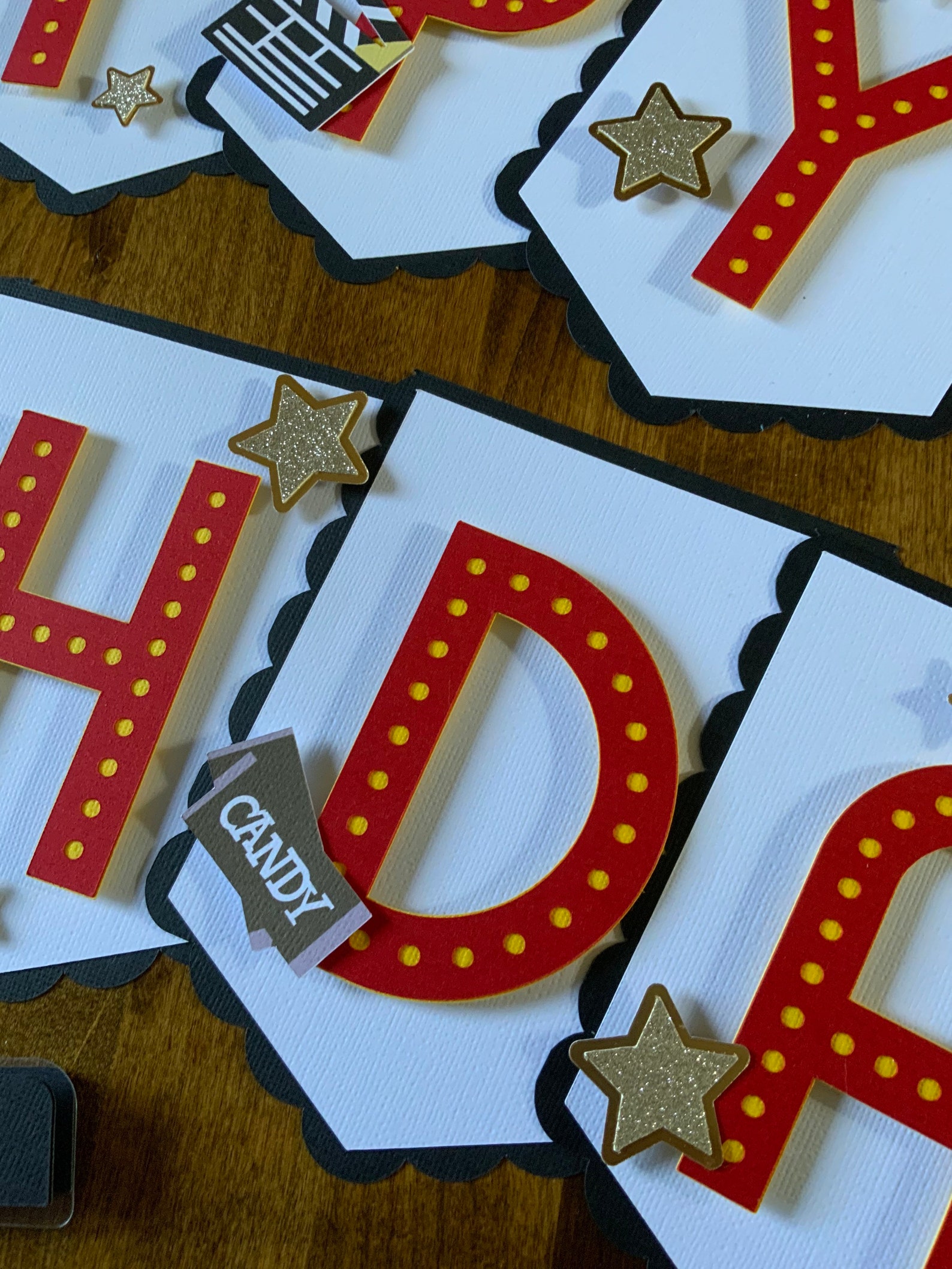 Movie Night Banner (3D), Movies Banner - Etsy